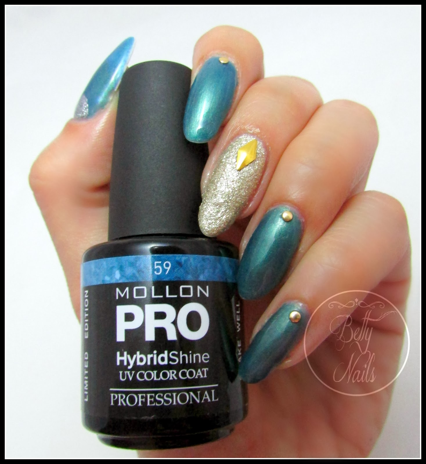 Betty Nails: Mollon Pro Hybrid Shine UV - Océan Métallise