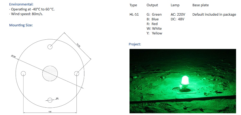 Marine Lantern, Solar Marine dan Lampu-lampu Navigasi Kelautan.: HL51 ...