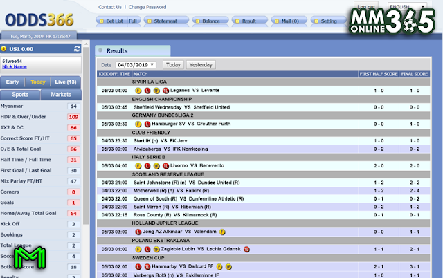 MM Online 365 Myanmar | Online Beting in Myanmar: Odds366 Myanmar - Sports Betting