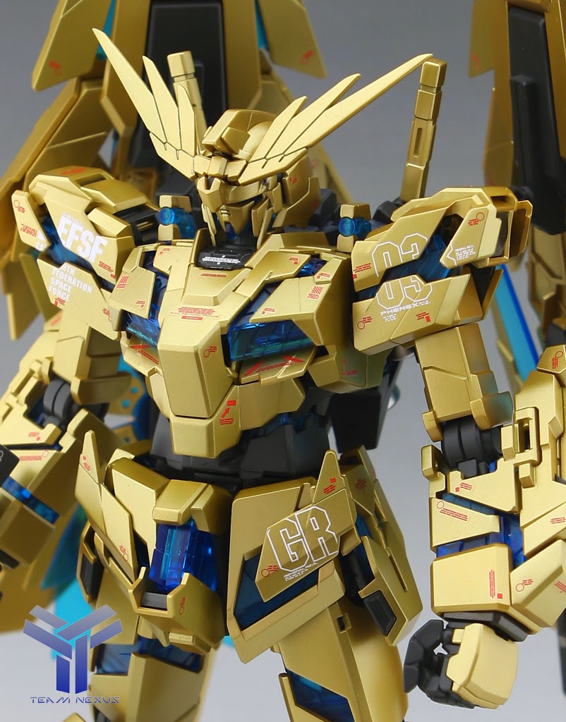 Painted Build: MG 1/100 Unicorn Gundam 03 Phenex