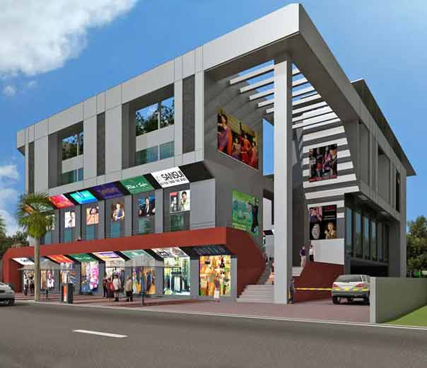 casatreschic interior: Commerical Plaza Front Elevation