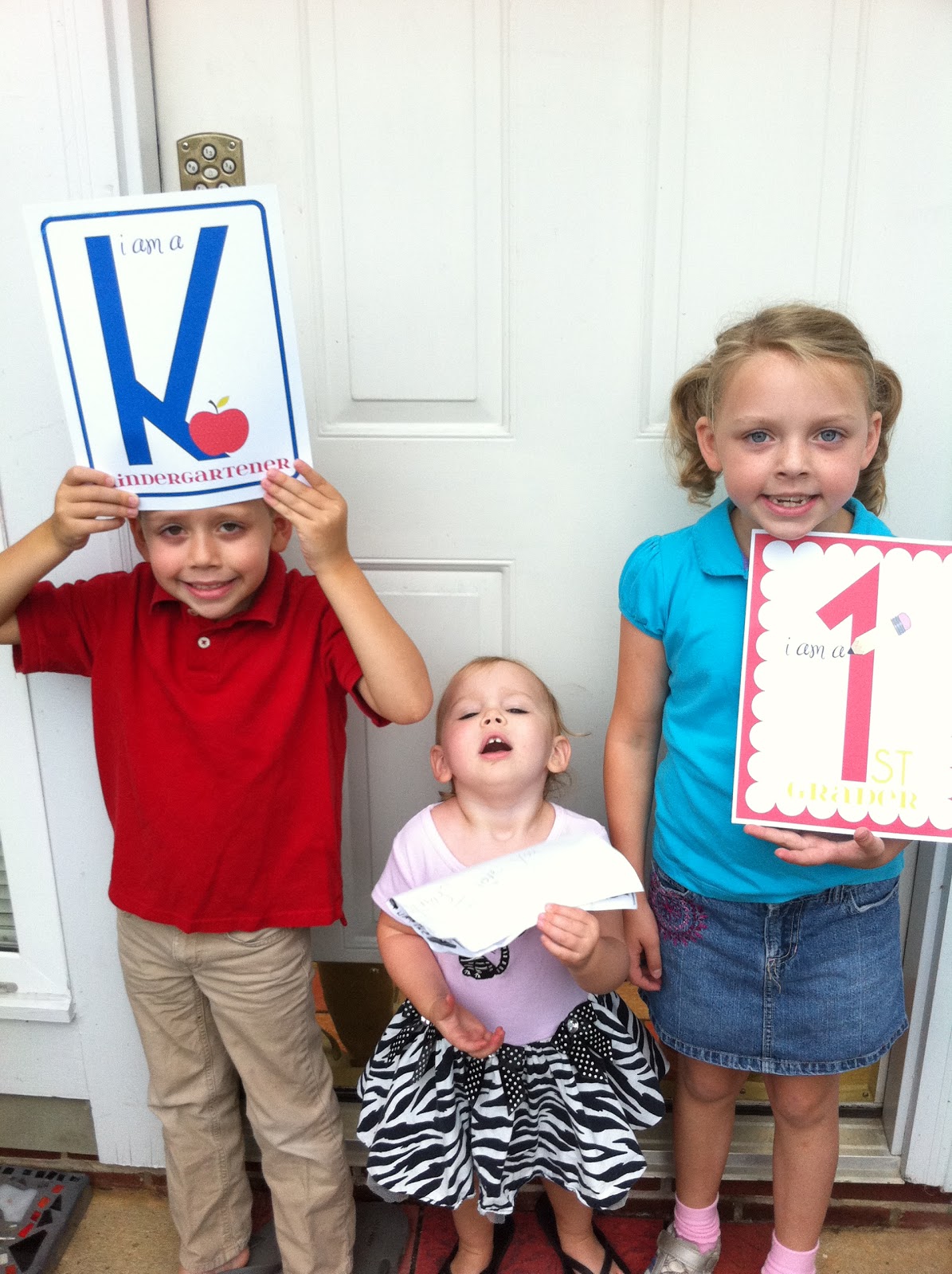 Jumping on the Bandwagon: First Day of School