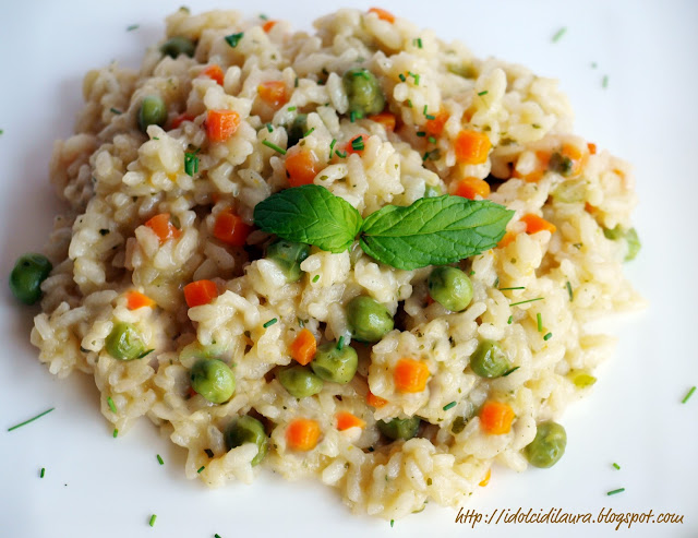 i dolci di laura: Risotto alle erbette