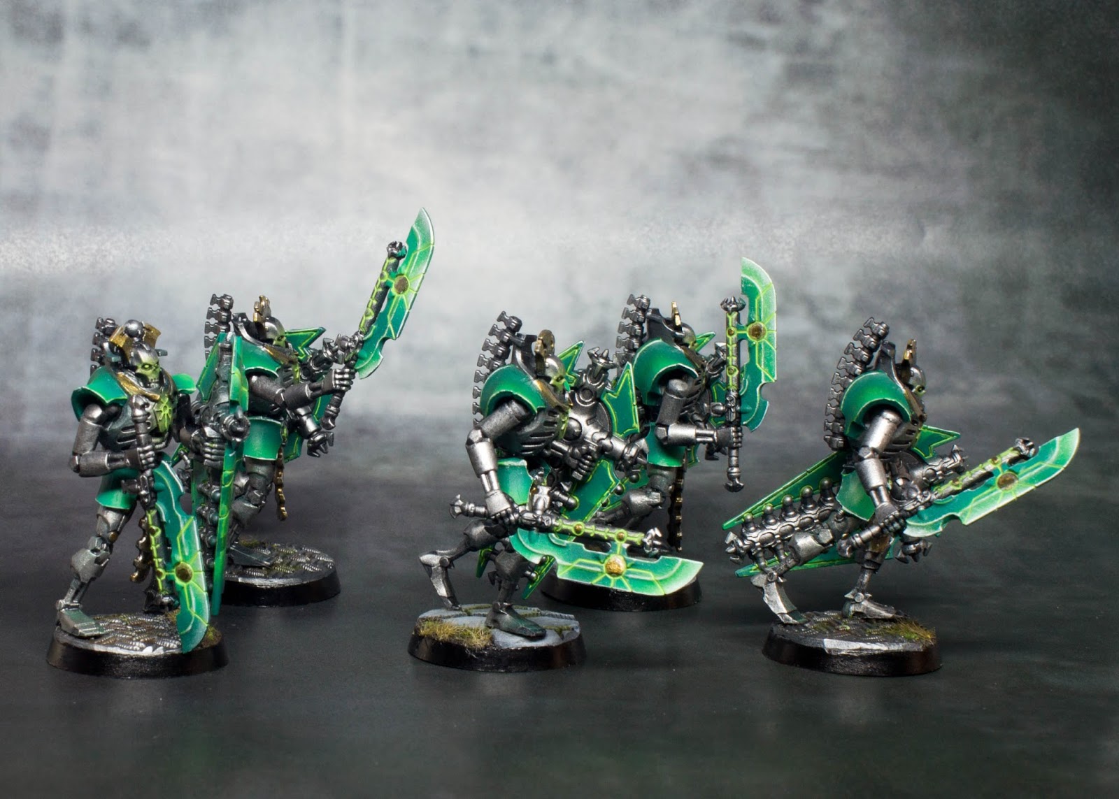 Paint-Forge: Necron Lychguard unit