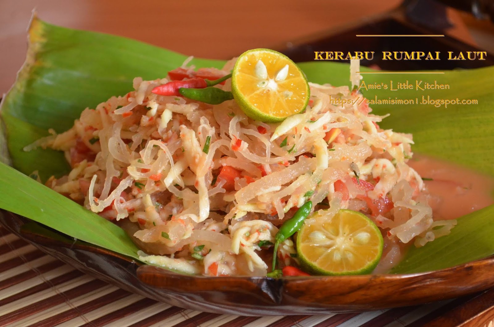 Kerabu Rumpai Laut Yang Sangat Sedap! - Amie's Little Kitchen
