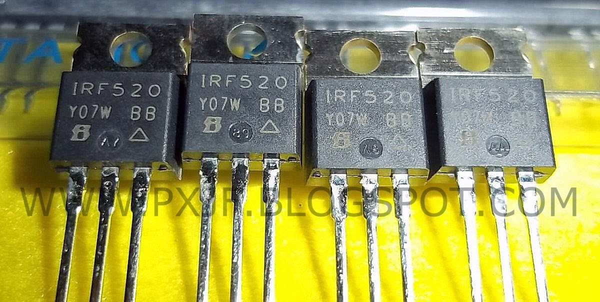 2SC1969/2SC2312 → IRF520 → FQP13N10 "Novos transistores"