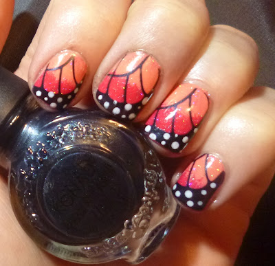 Lou is Perfectly Polished: Butterfly Wing nails