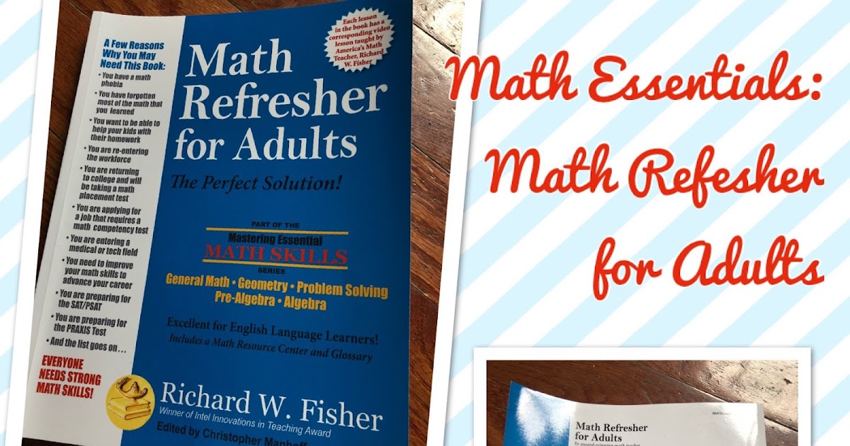 Adventures with Jude: Math Essentials: Math Refresher for Adults ...