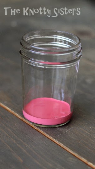 The Knotty Sisters: How to Paint Mason Jars