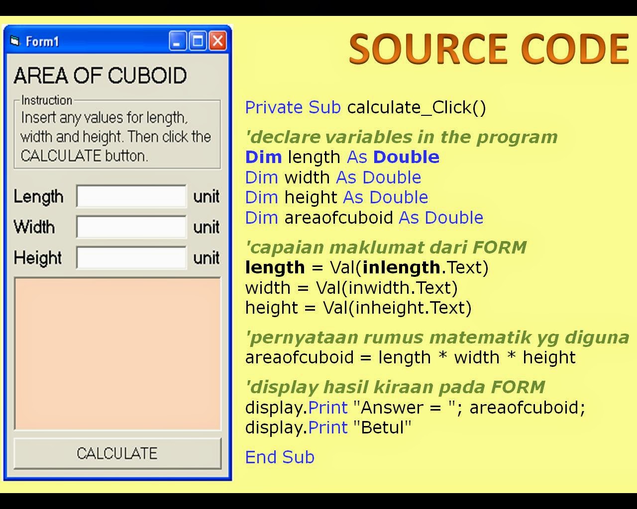 Blog Belajar ICT Cikgu Farid: Source Code Programming