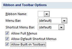 Legacy Custom Menus Toolbars in Access2007 ~ LEARN MS-ACCESS TIPS AND ...