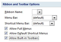 Legacy Custom Menus Toolbars in Access2007 ~ LEARN MS-ACCESS TIPS AND TRICKS