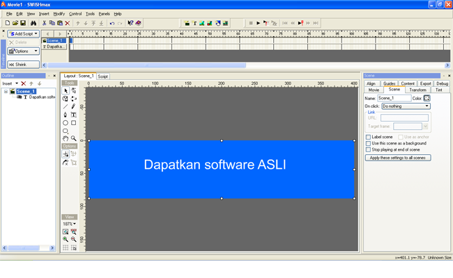 Cara Membuat Banner Animasi Web Menggunakan Swishmax