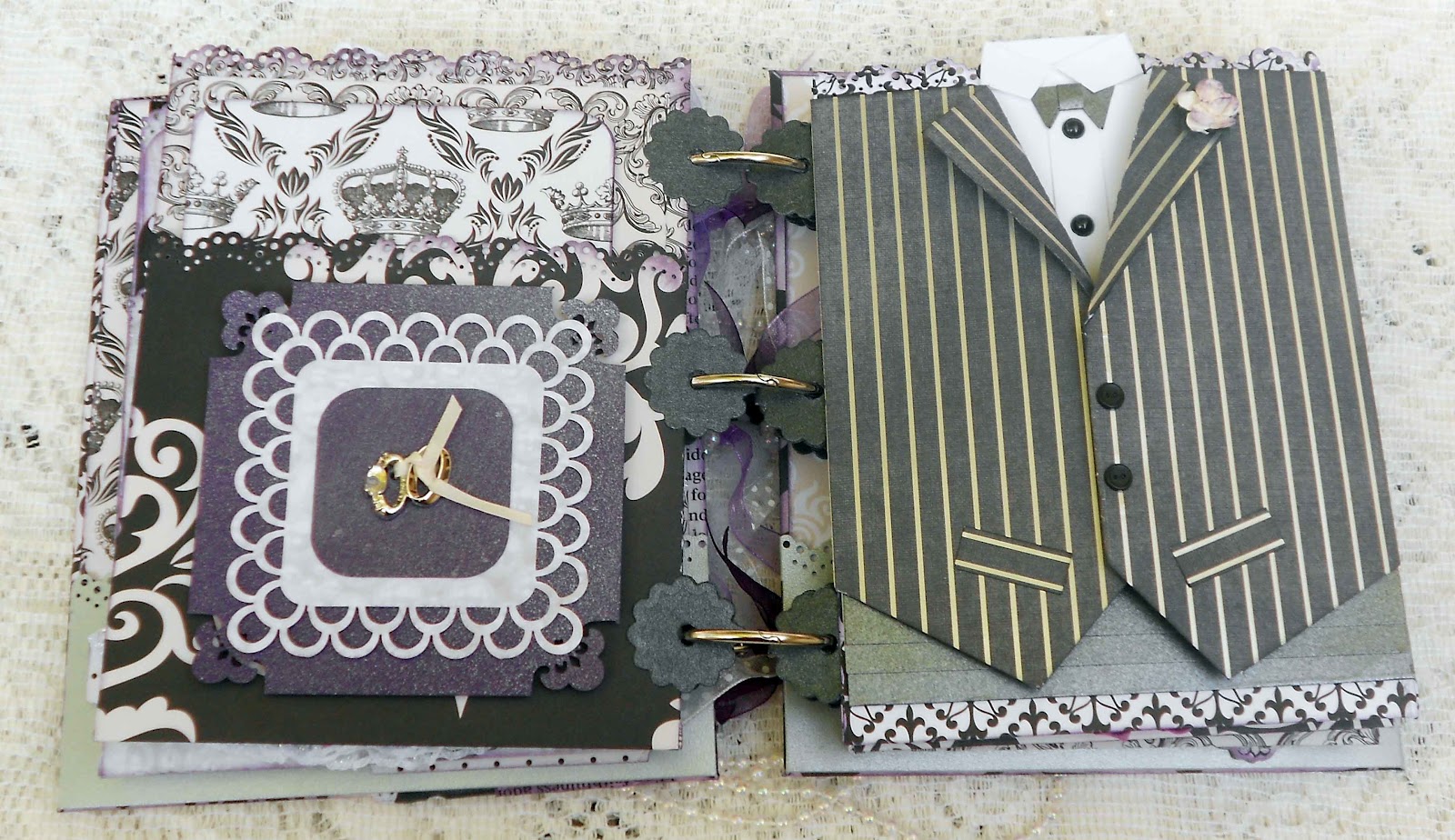PaperRibbonsBling: Wedding Mini Album
