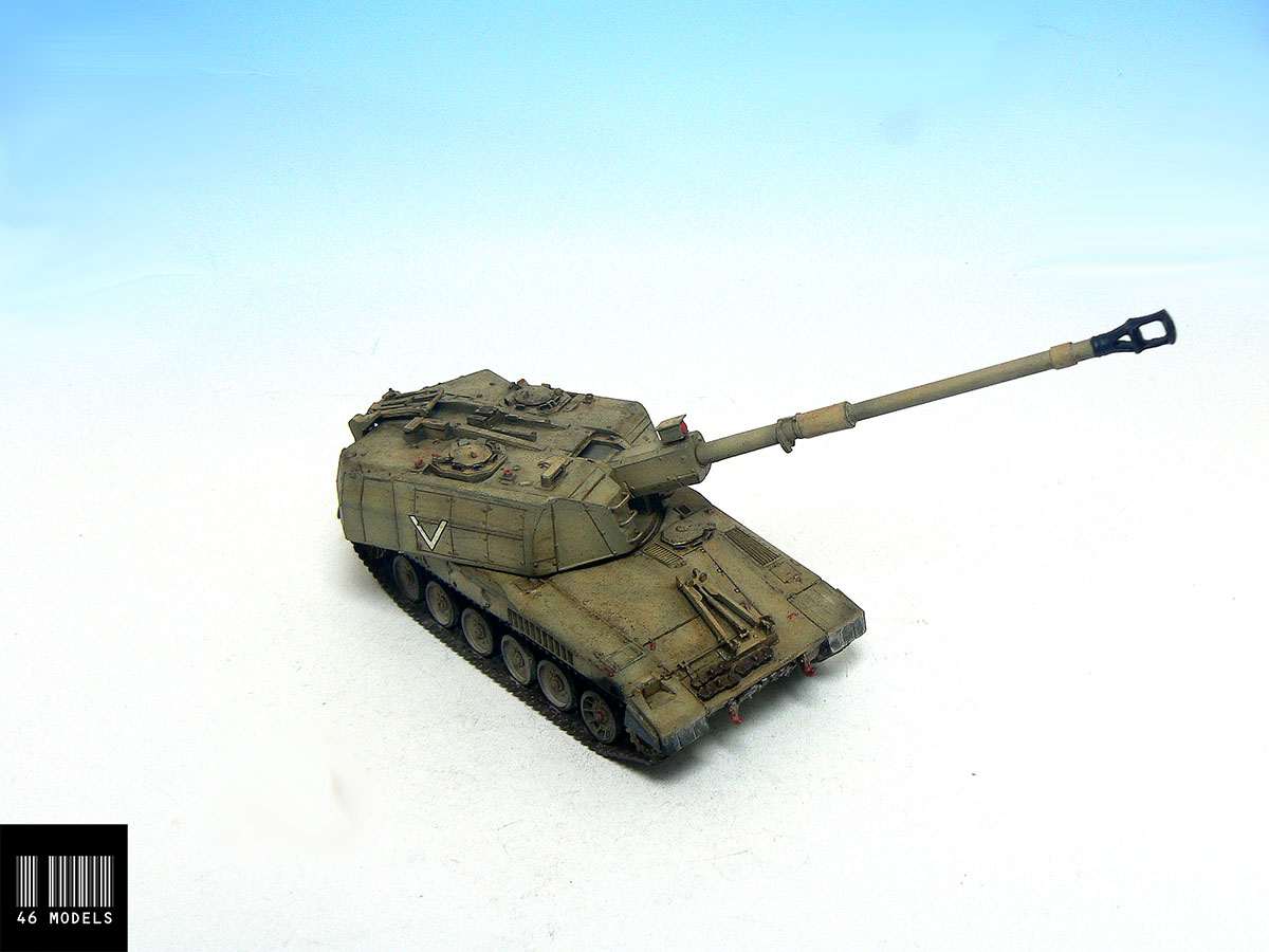 46 MODELS by Tomasz Bajer : Sholef 155 mm self-propelled howitzer 1/72