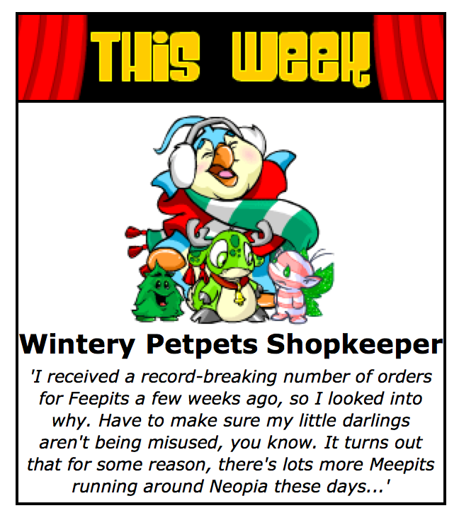 Neopets Gaming: Neopets Better Than You: Meepit vs. Feepit