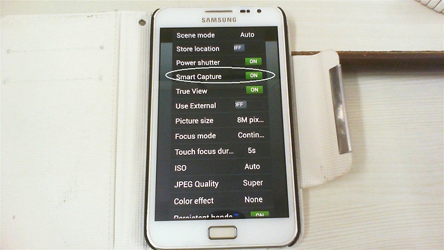 Smart Capture Feature for Android 4.2.2 Camera ( take snap without ...