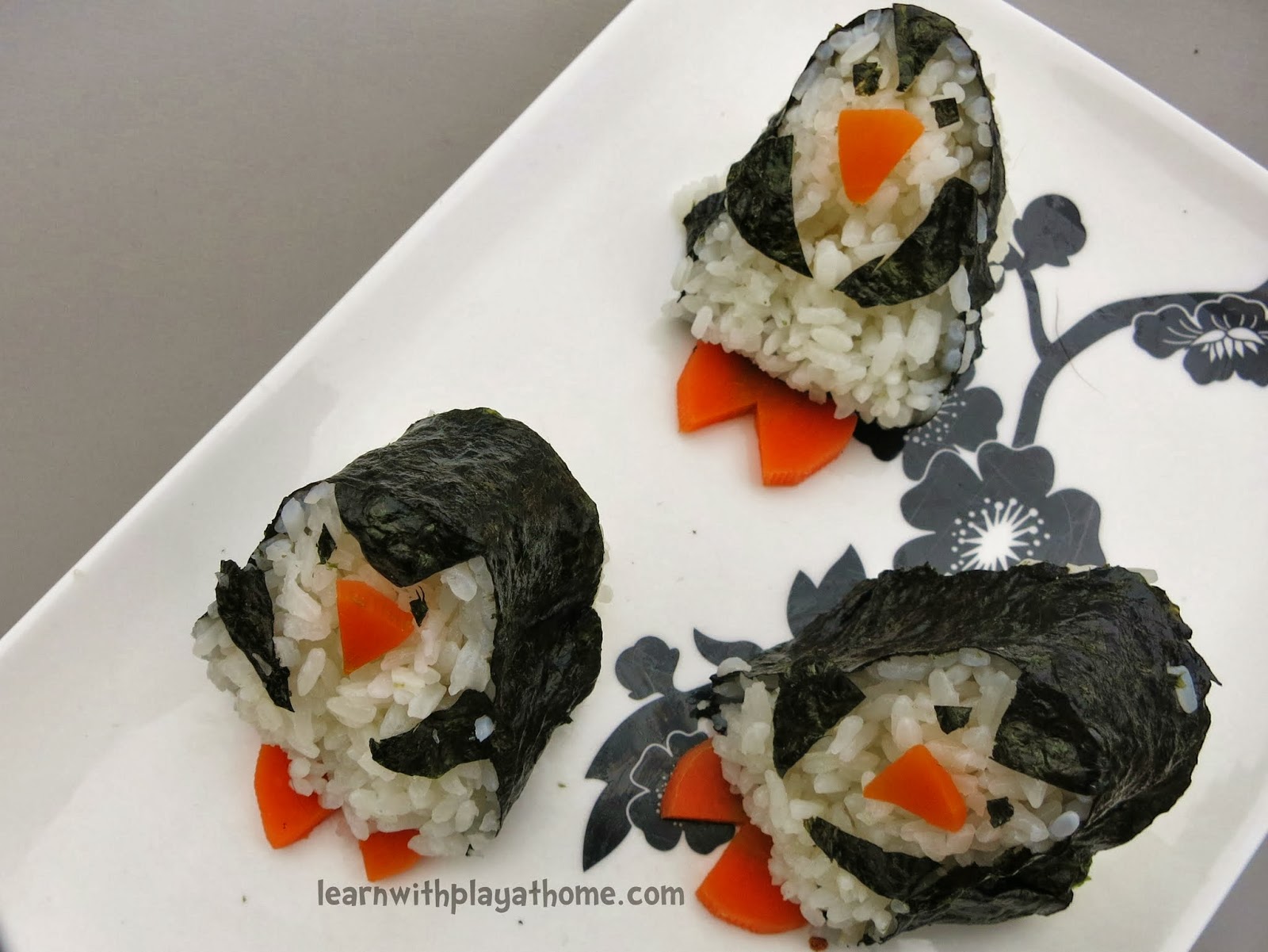 Learn with Play at Home: Sushi Penguin. Fun food for kids.