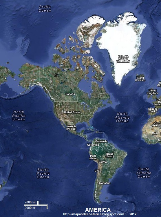 El blog de Nito y Sito: MAPAS DE AMÉRICA
