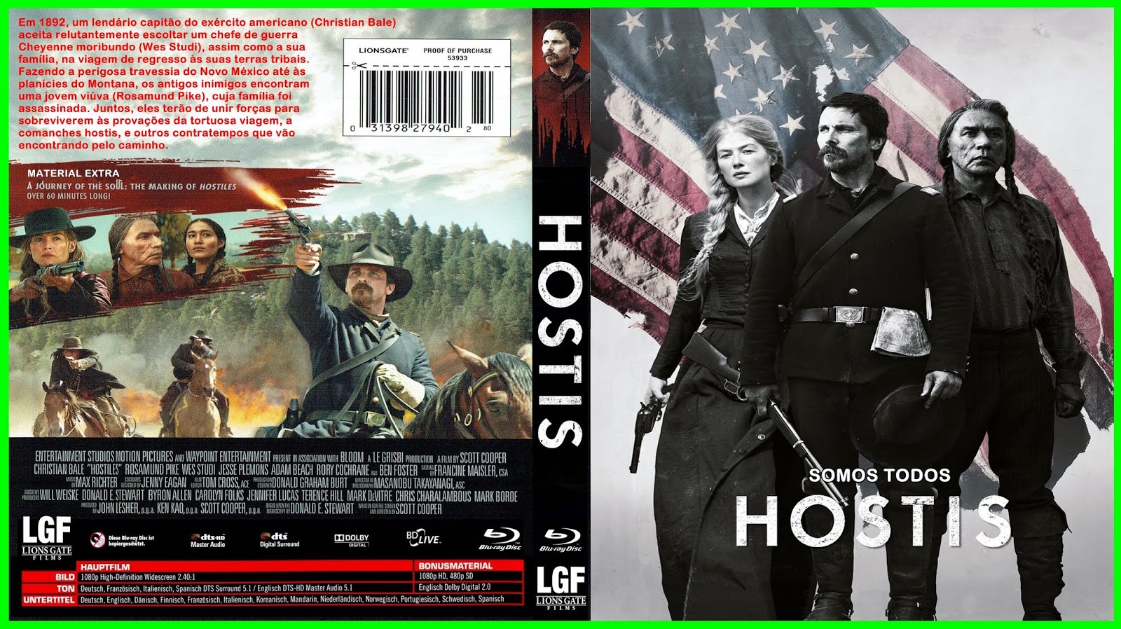 CAPAS DVD-R GRATIS: Hostis (2018) - Blu Ray