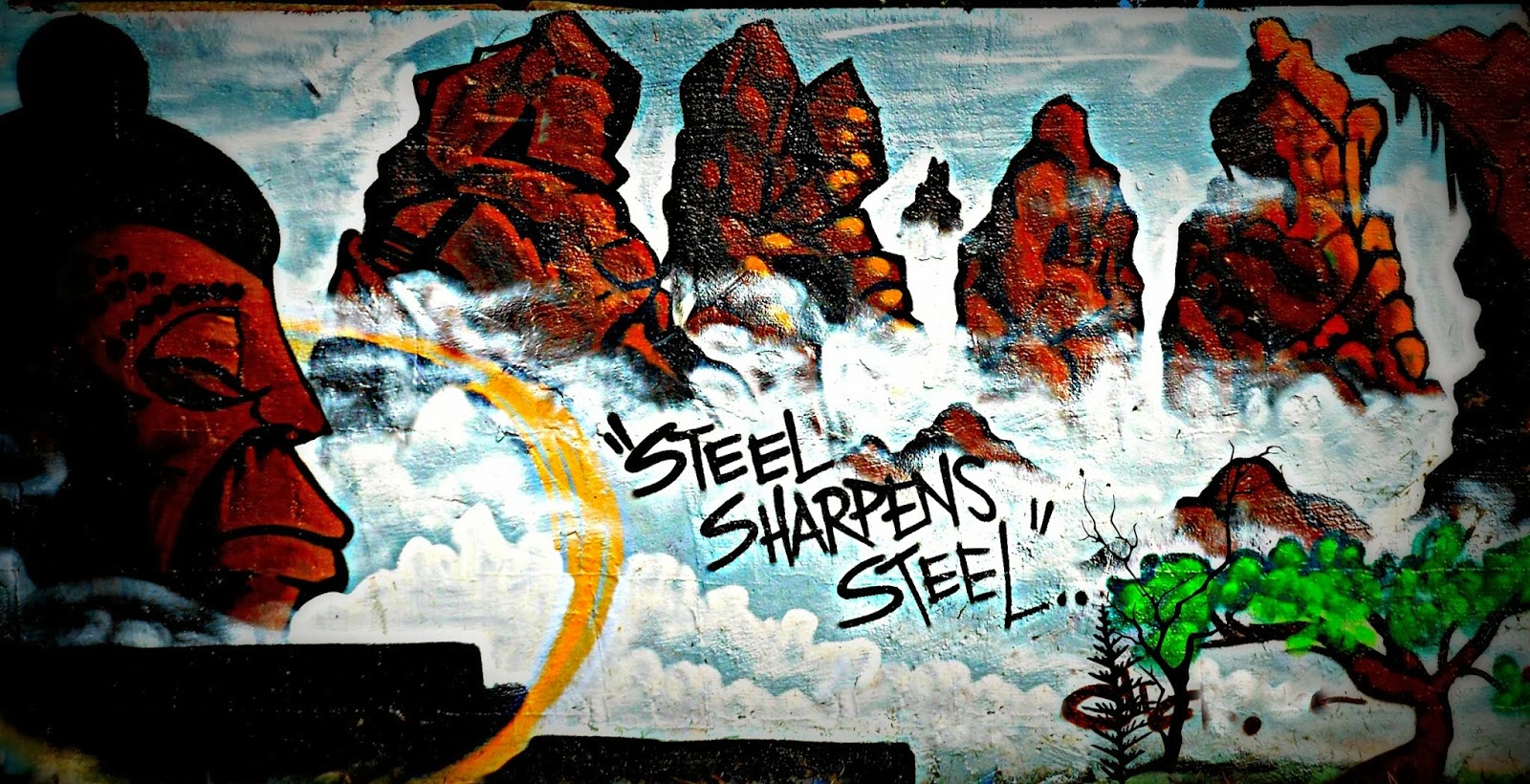 And It Came To Pass.: Steel Sharpens Steel.