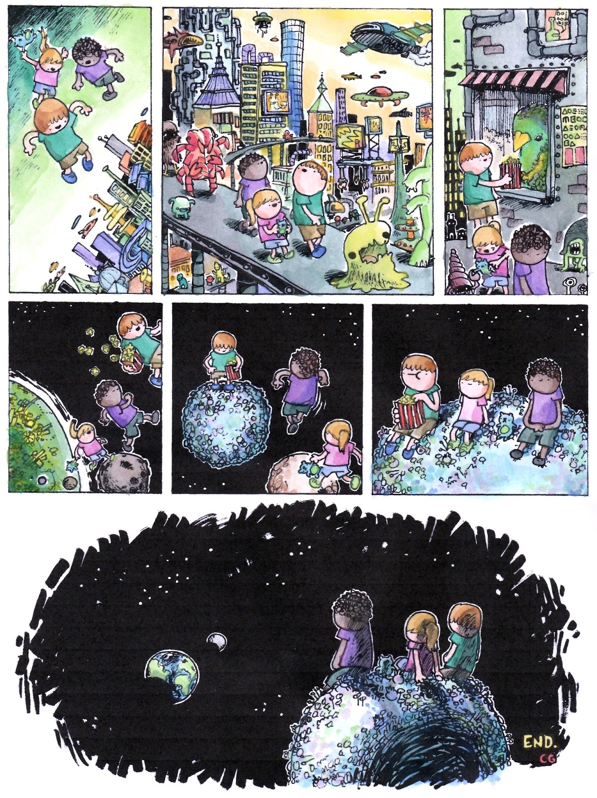 ComicsDC: Cole Goco and other Arlington students win comic art awards ...
