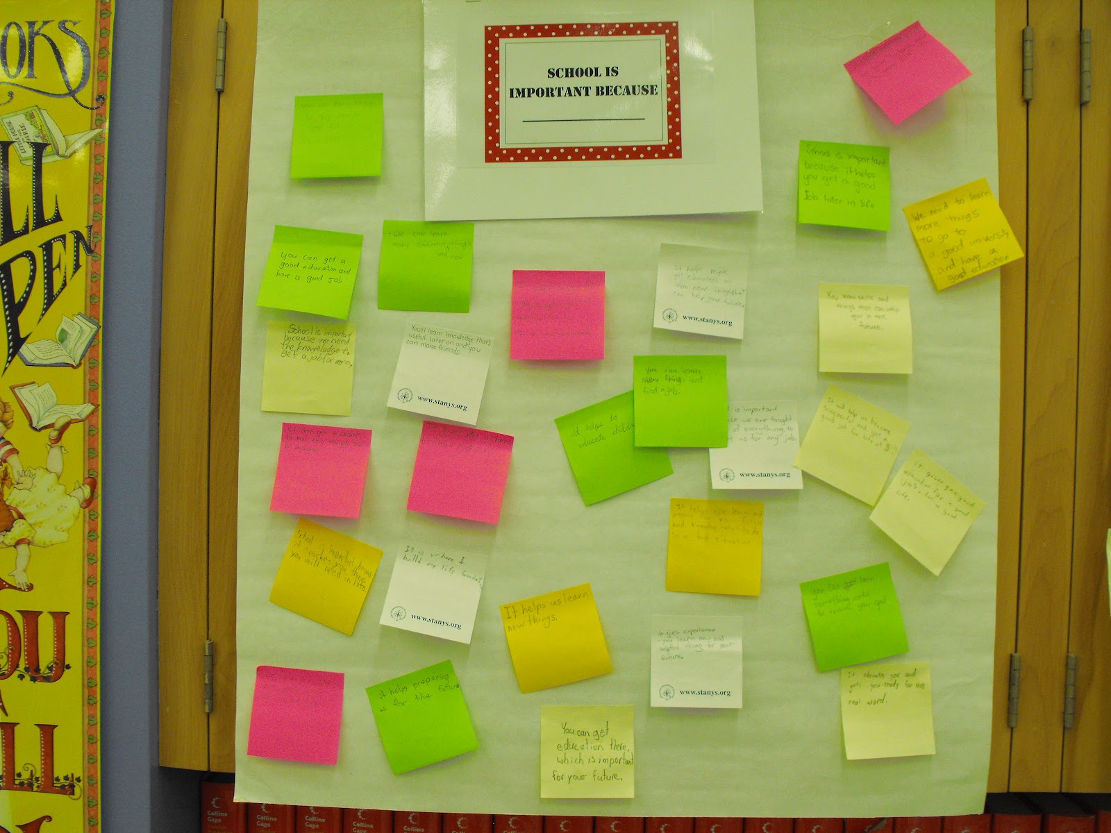 Teaching is a Gift: Back to School Question Activity Using Post-Its