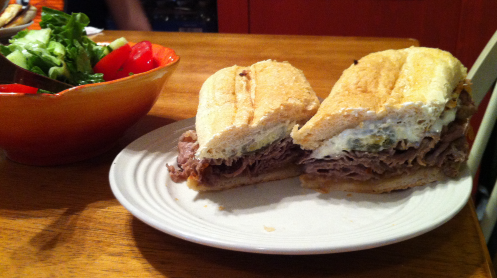 Cook Like a Badass: Recipe: Badass Beef Sandwich
