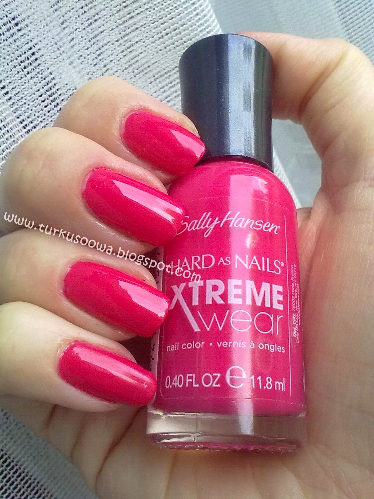 Turkusoowa Beauty Blog: Sally Hansen Pink Punk-polubiłam róż :D