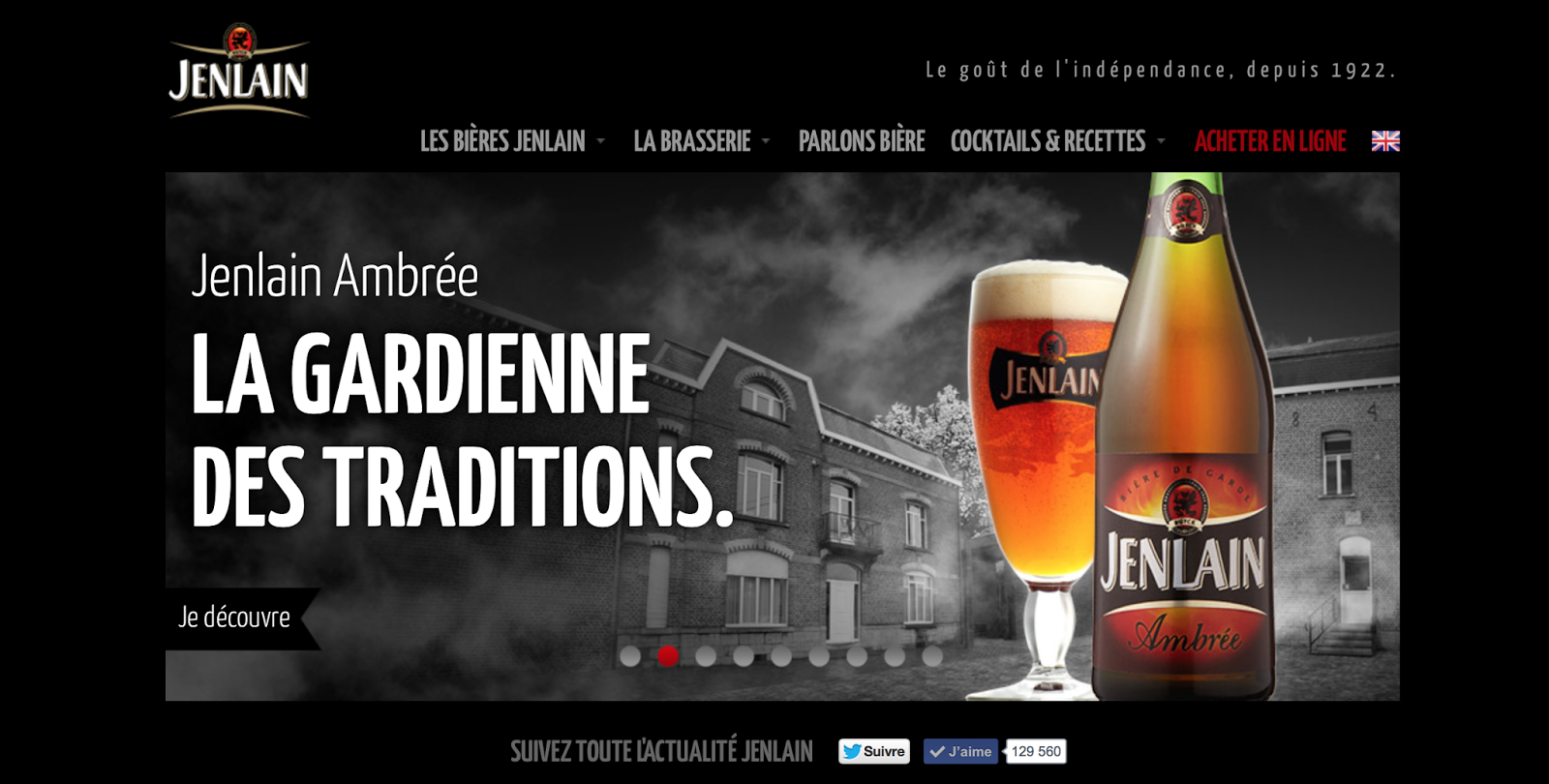 spiritueux magazine: Jenlain, le succès du format de bouteille innovant.