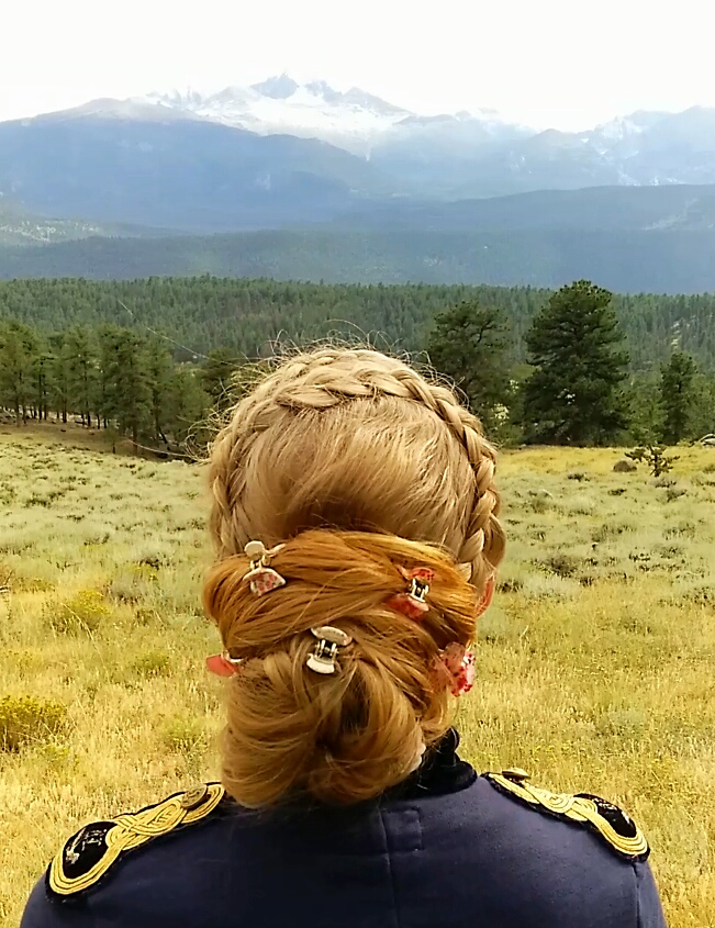 Braids & Hairstyles for Super Long Hair: Wind-blown Dutch braids on the ...