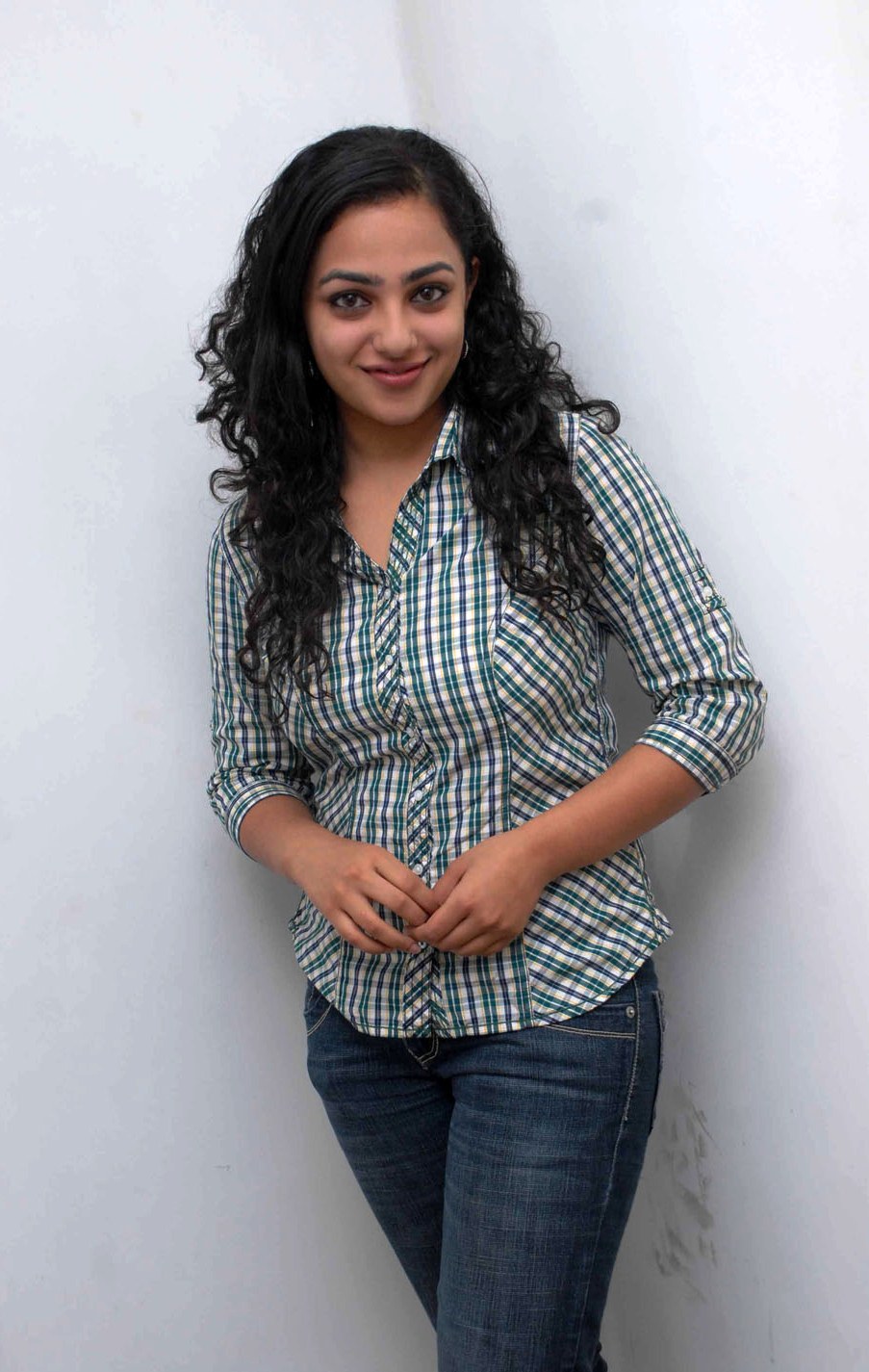 Nitya Menon Latest Photoshoot In Jeans & Shirt | haipics