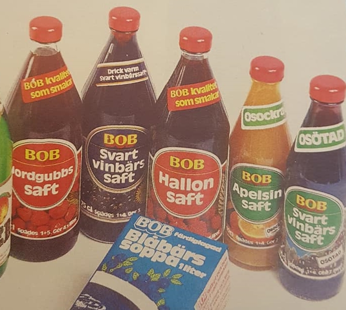 Nostalgorama: BOB saft då och nu