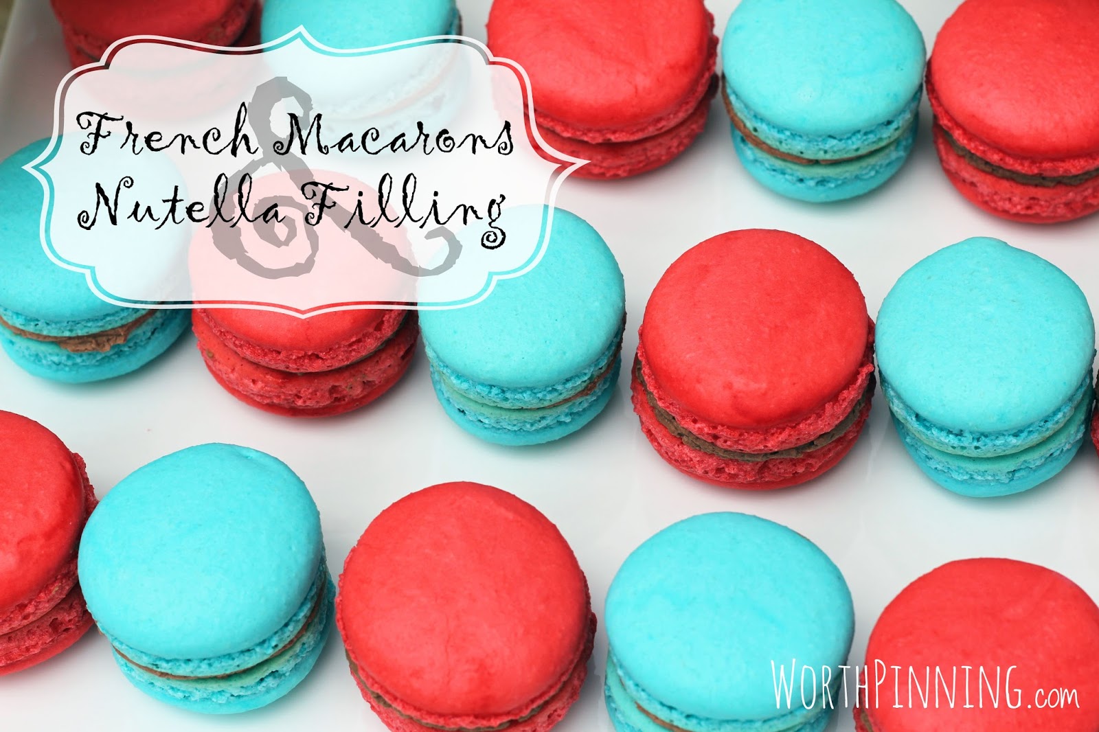 French Macarons with Nutella Filling