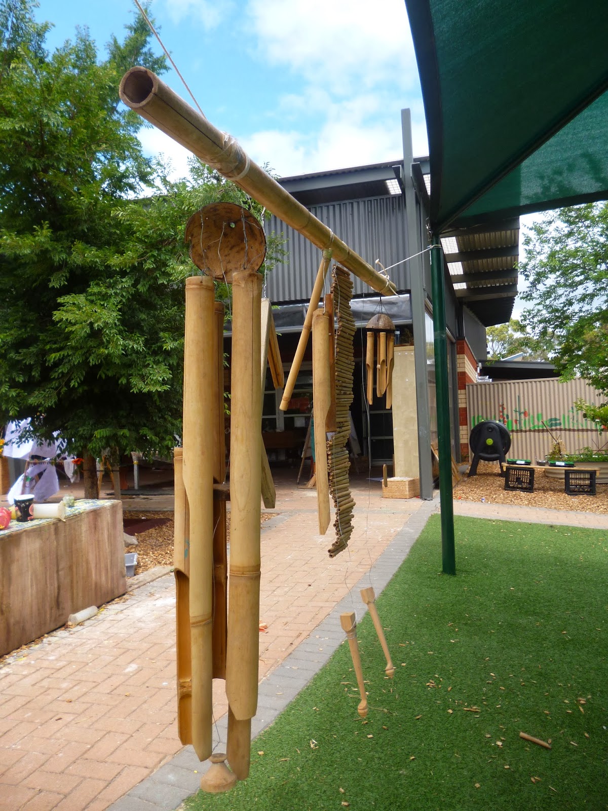 our space: Natural Play Materials.