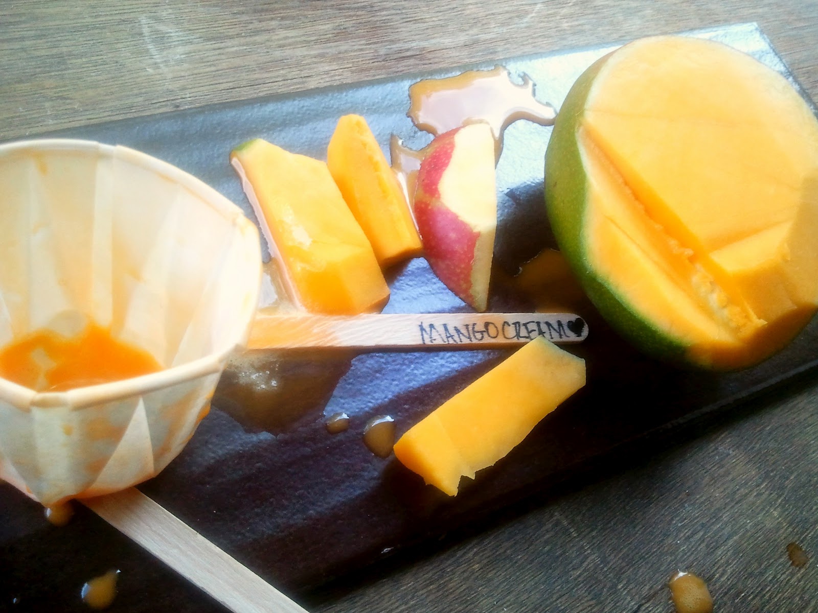 chica chocolatina: Mango-Creamsicle Paleta
