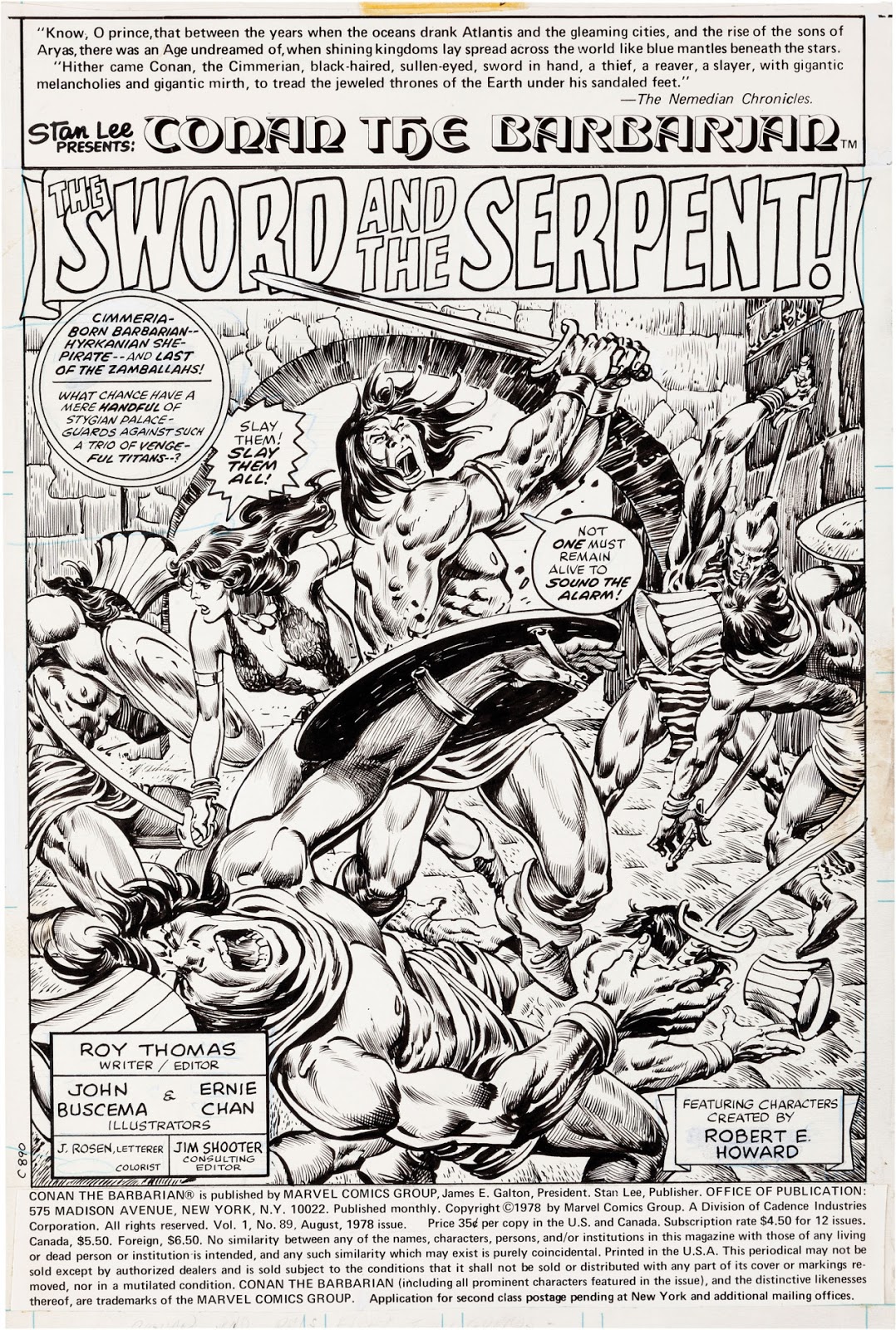 Diversions of the Groovy Kind: Black and White Wednesday: John Buscema ...