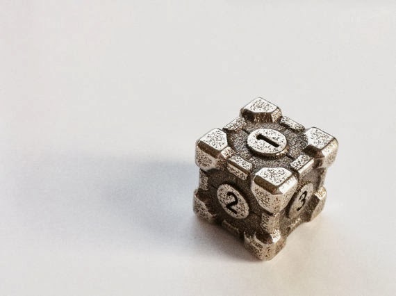 Dado de Companion cube | La Guarida Geek