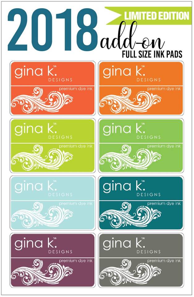 Created 4 Creativity : Gina K. Designs 2018 New Colors Release