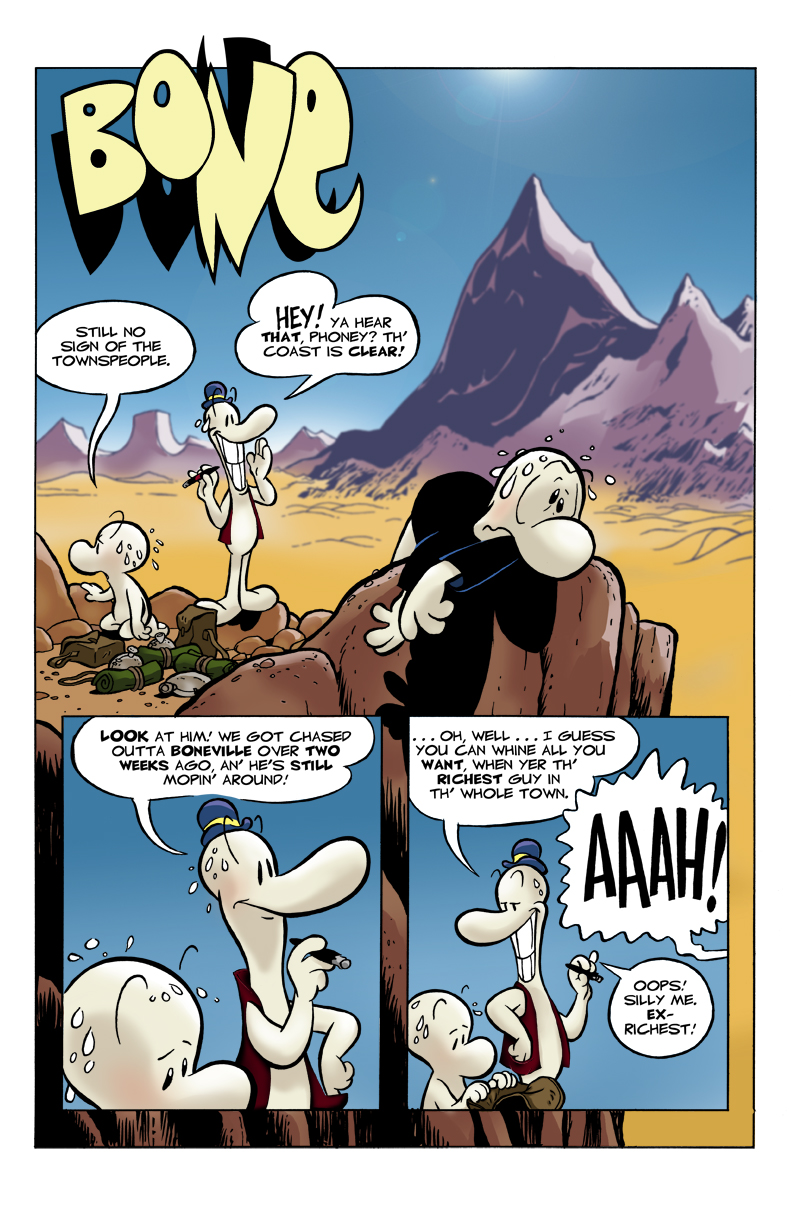 Smoking Cool Cat: Wednesday Comics: Bone