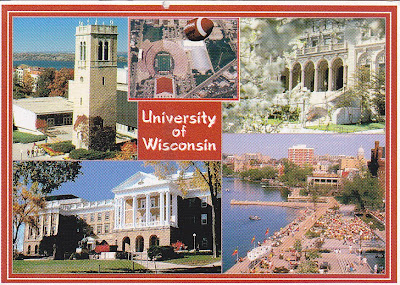 Postcard A La Carte: USA - Wisconsin - Universities