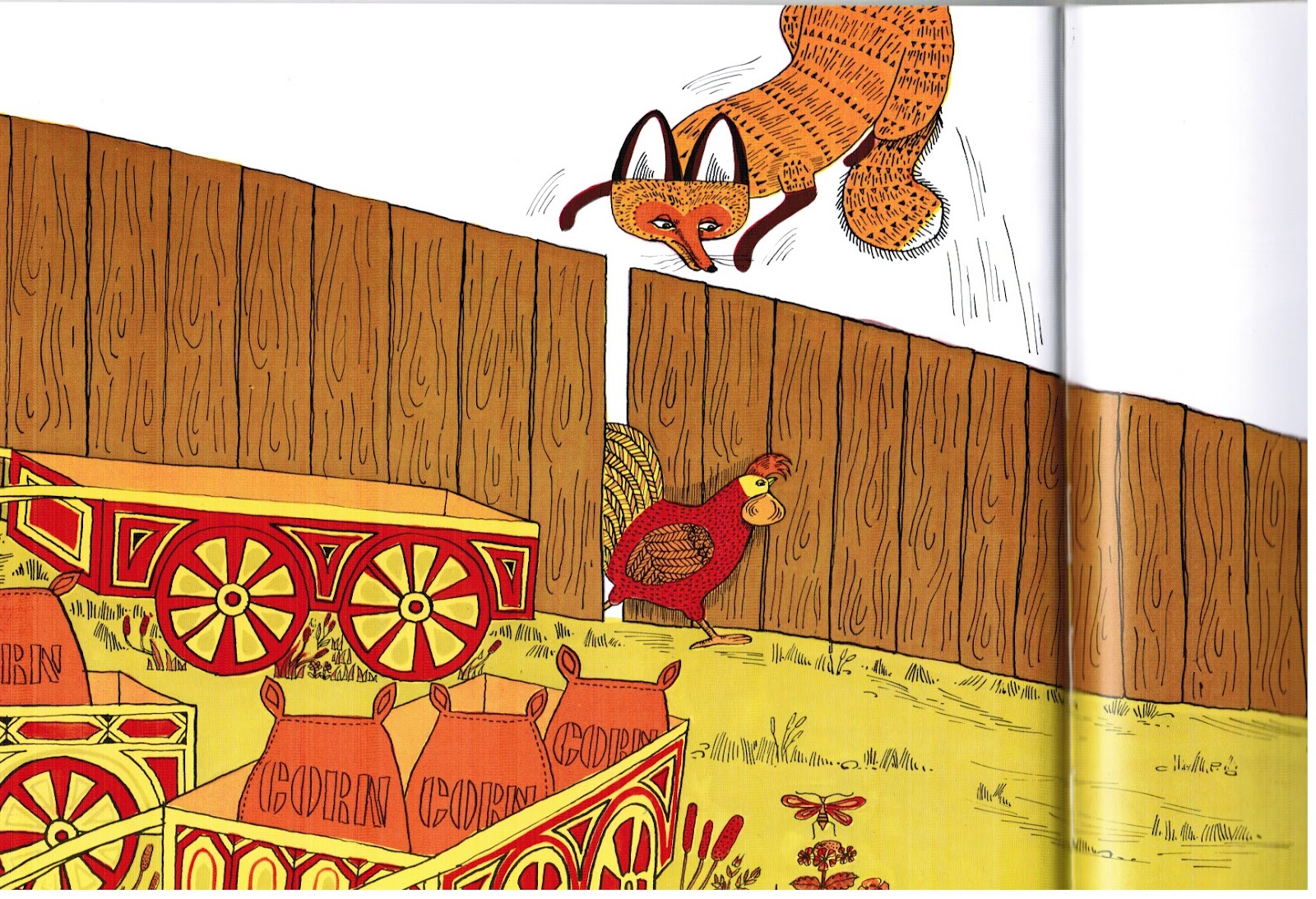 Pictures from an Old Book: "Rosie's Walk" by Pat Hutchins (Random House ...