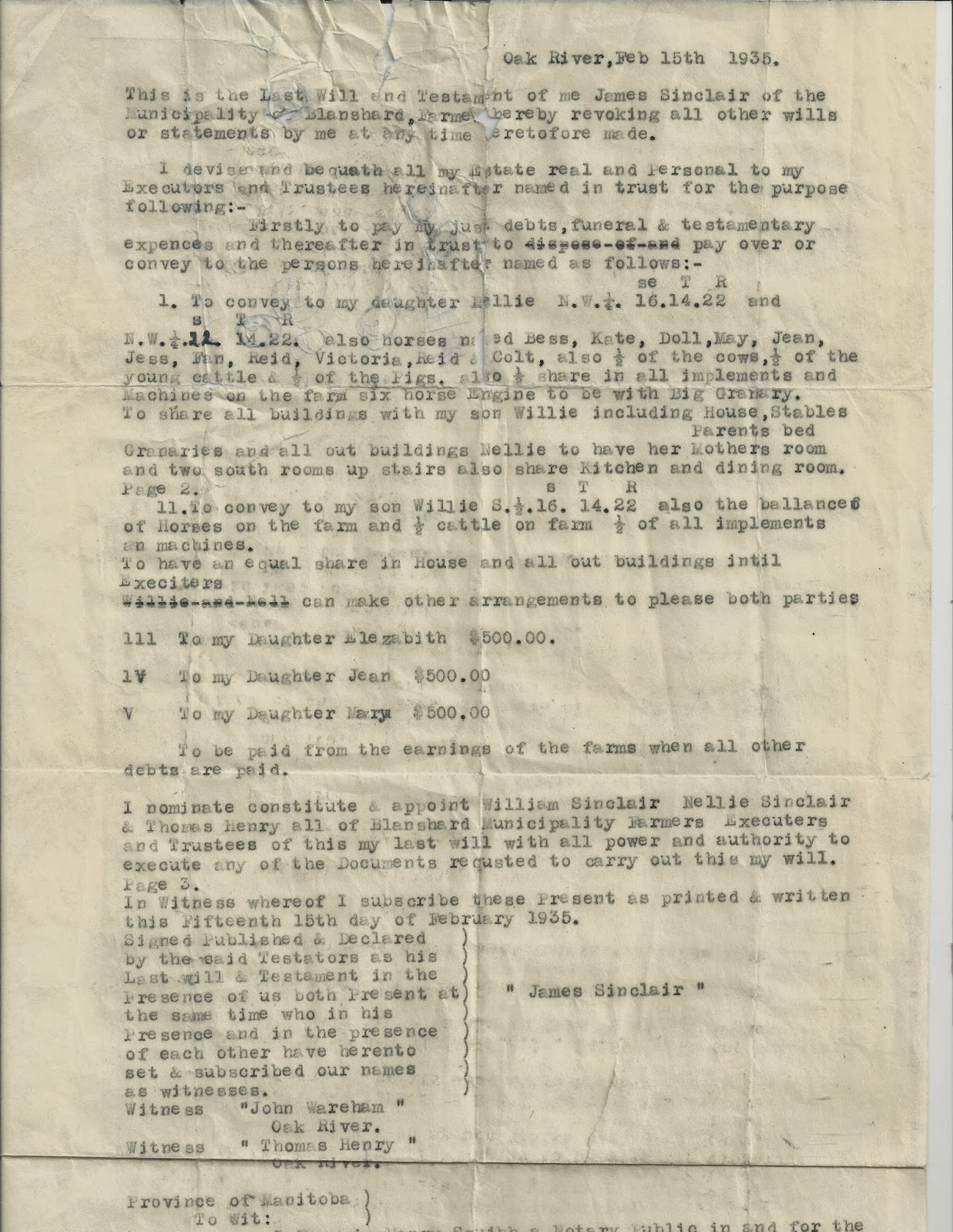 52 Ancestors - 52 Weeks: Week 13 - Ellen Sinclair