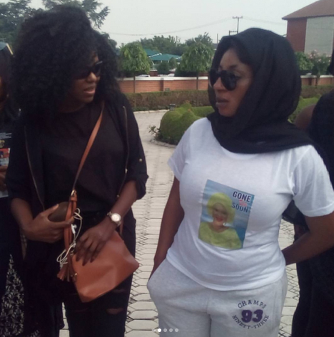 Moji Olaiya: First photos from the late actress' ongoing burial in ...