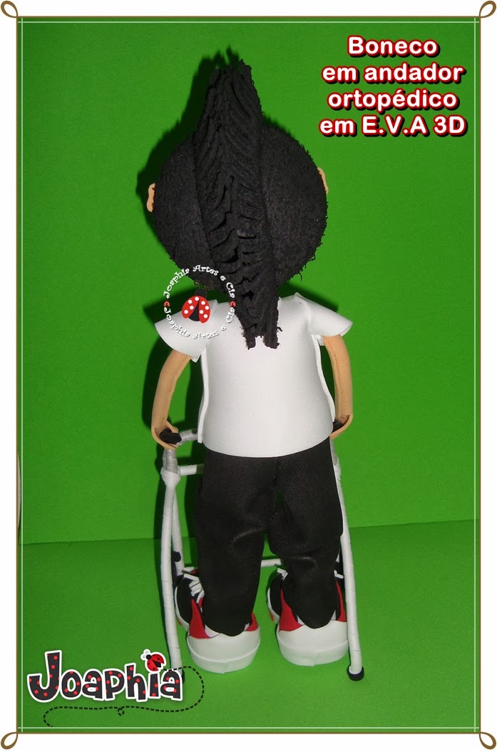 JOAPHIA ARTES E CIA: BONECO PERSONALIZADO EM ANDADOR ORTOPÉDICO EM E.V ...