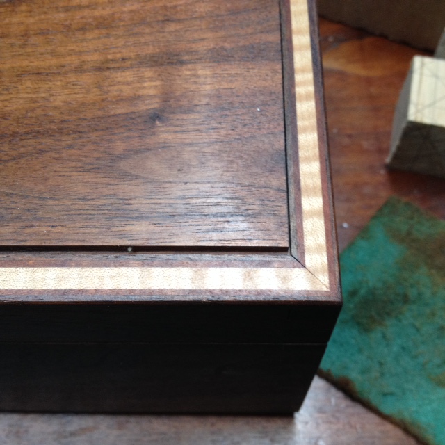 Box Making 101: edge banding on box sides...