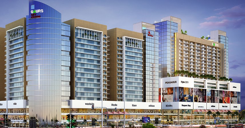 Advanced Retail Shops at Gaur City Centre, Noida Extension ~ Gaur City ...