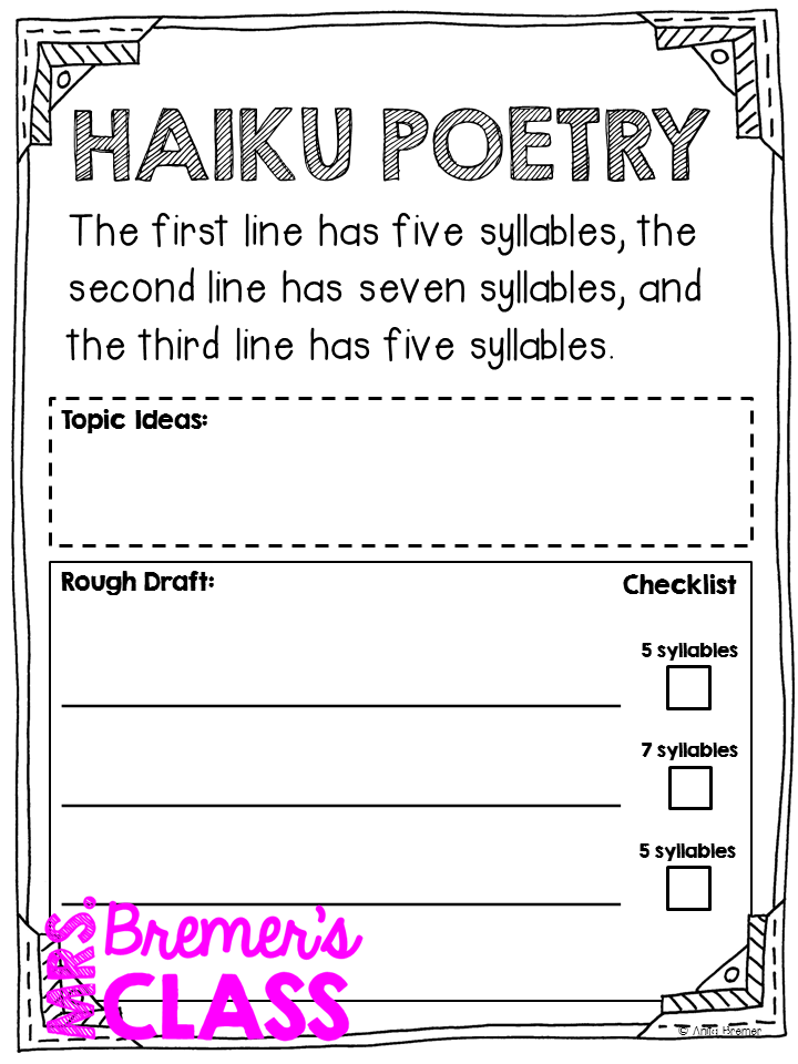April is National Poetry Month! | Mrs. Bremer's Class