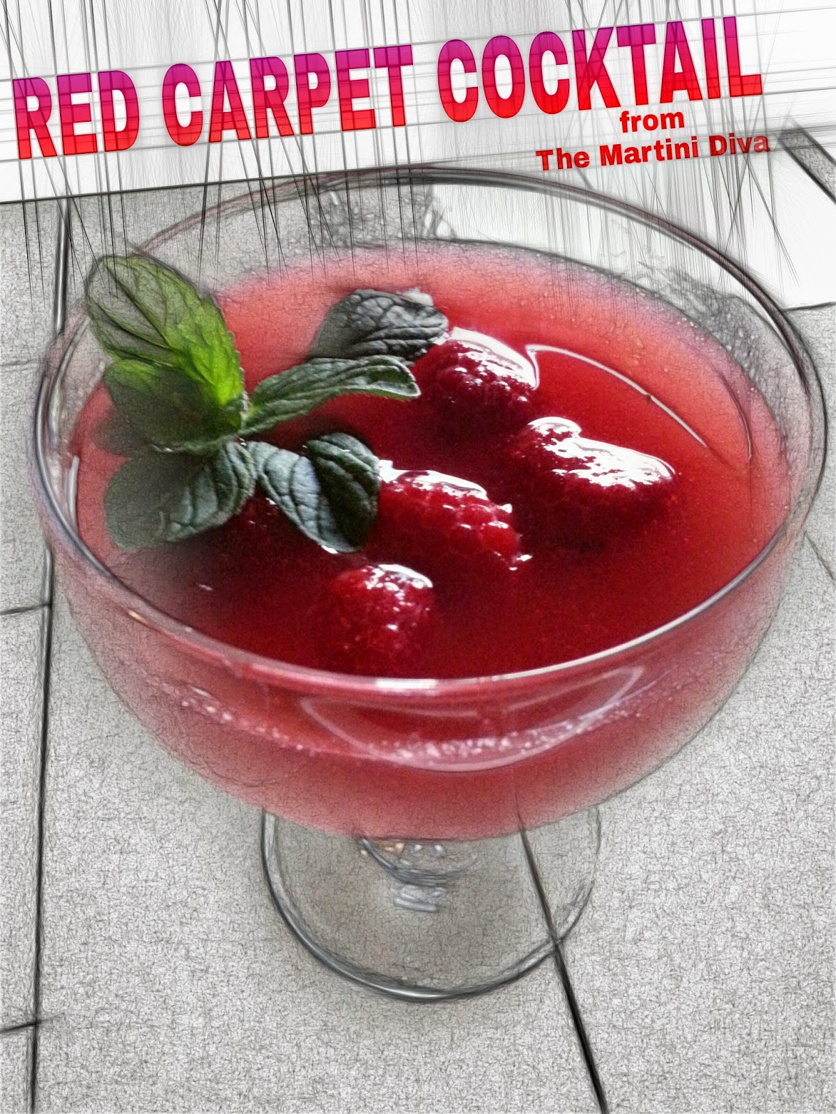 The MARTINI DIVA: RED CARPET COCKTAIL
