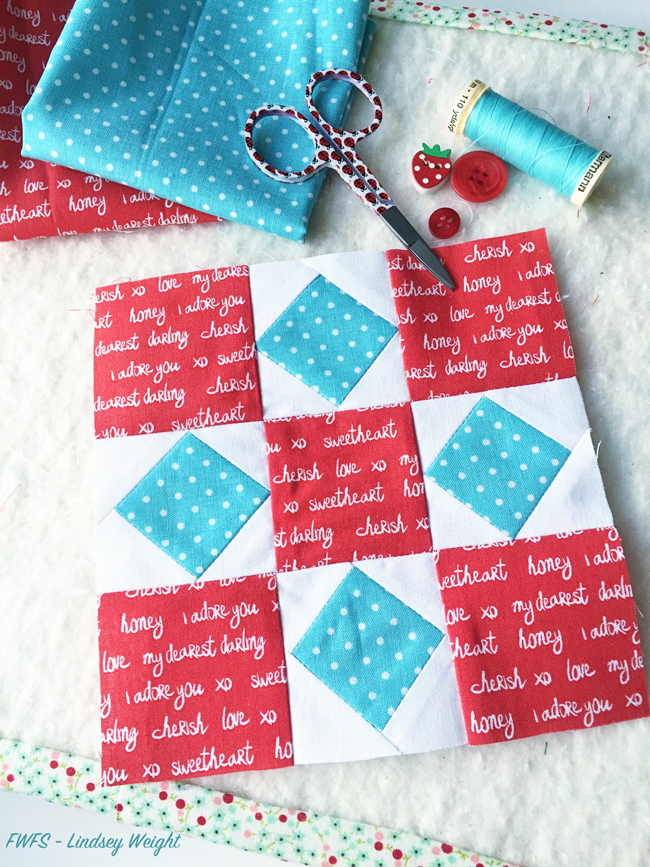 Fort Worth Fabric Studio: Moda Sampler Block Shuffle {Block 14}